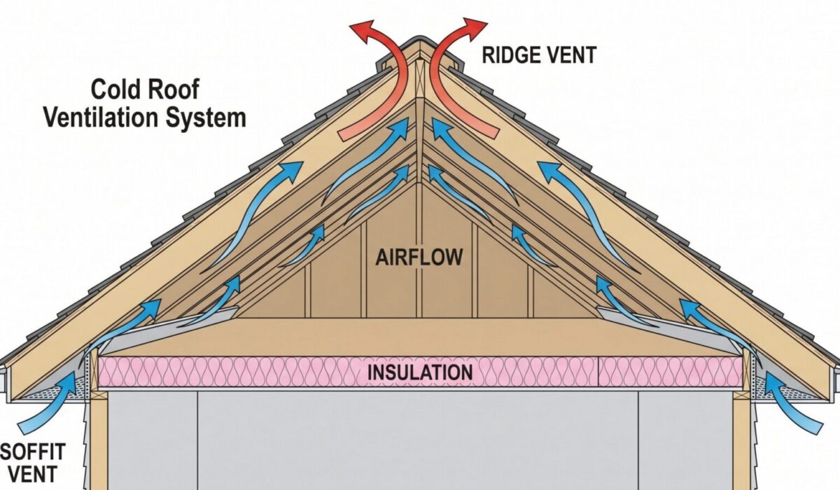 Cold Roof Ventilation Requirements Design, Size, and Install Effective ...