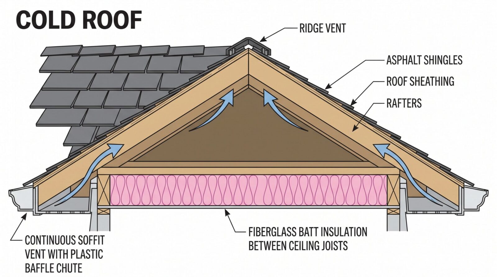 Cold Roof Ventilation Requirements Design, Size, and Install Effective ...